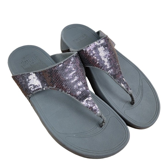 Fitflop | Shoes | Fitflop Sequins Electra Flip Flops Sandal Open Toe ...
